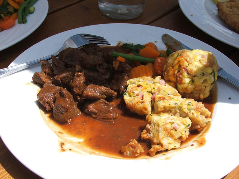 How to make Gulasch and knödel from Germany - Contented Traveller